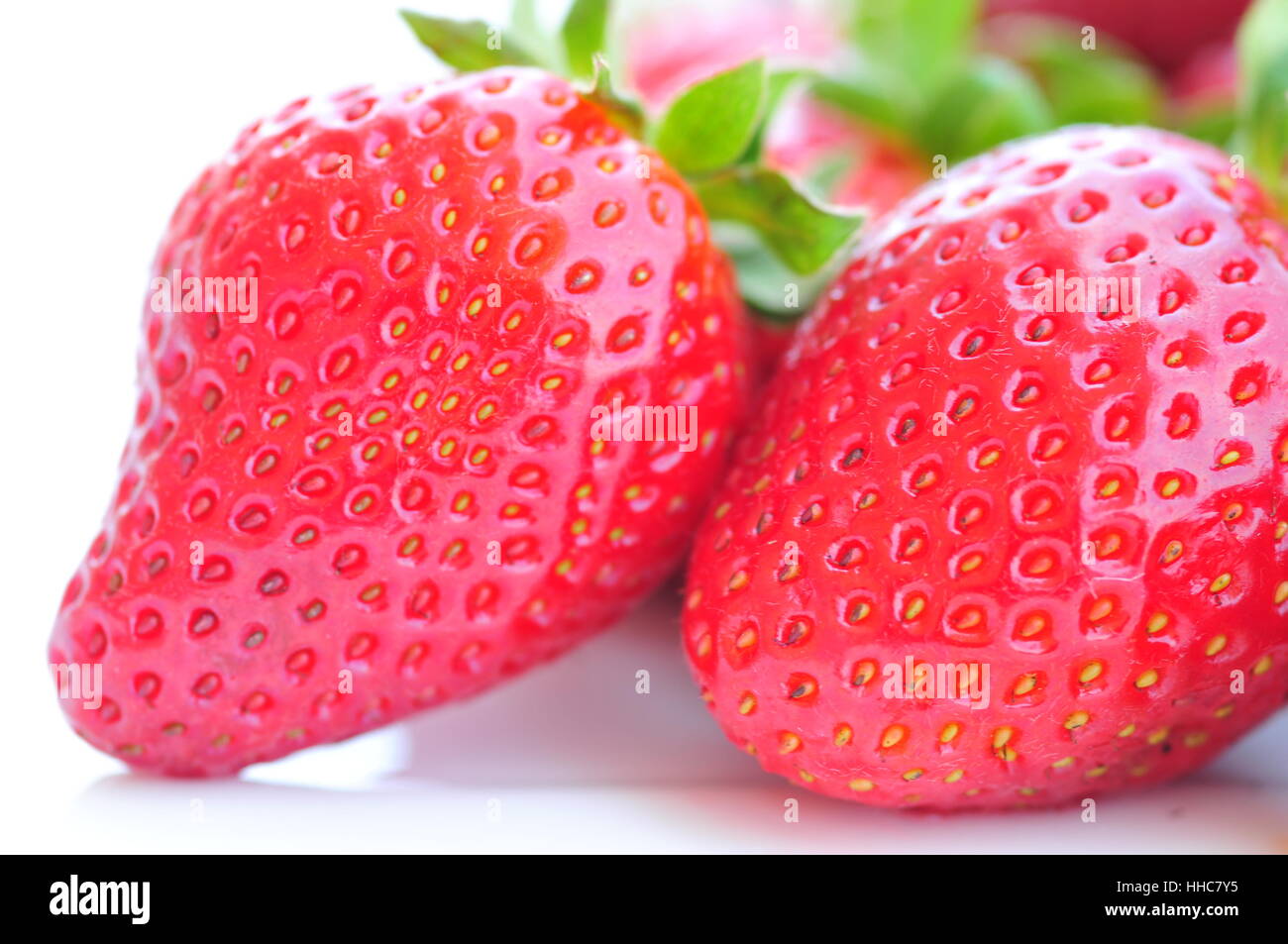 isolated, fruit, strawberry, organic, fresh, nature, macro, close-up ...