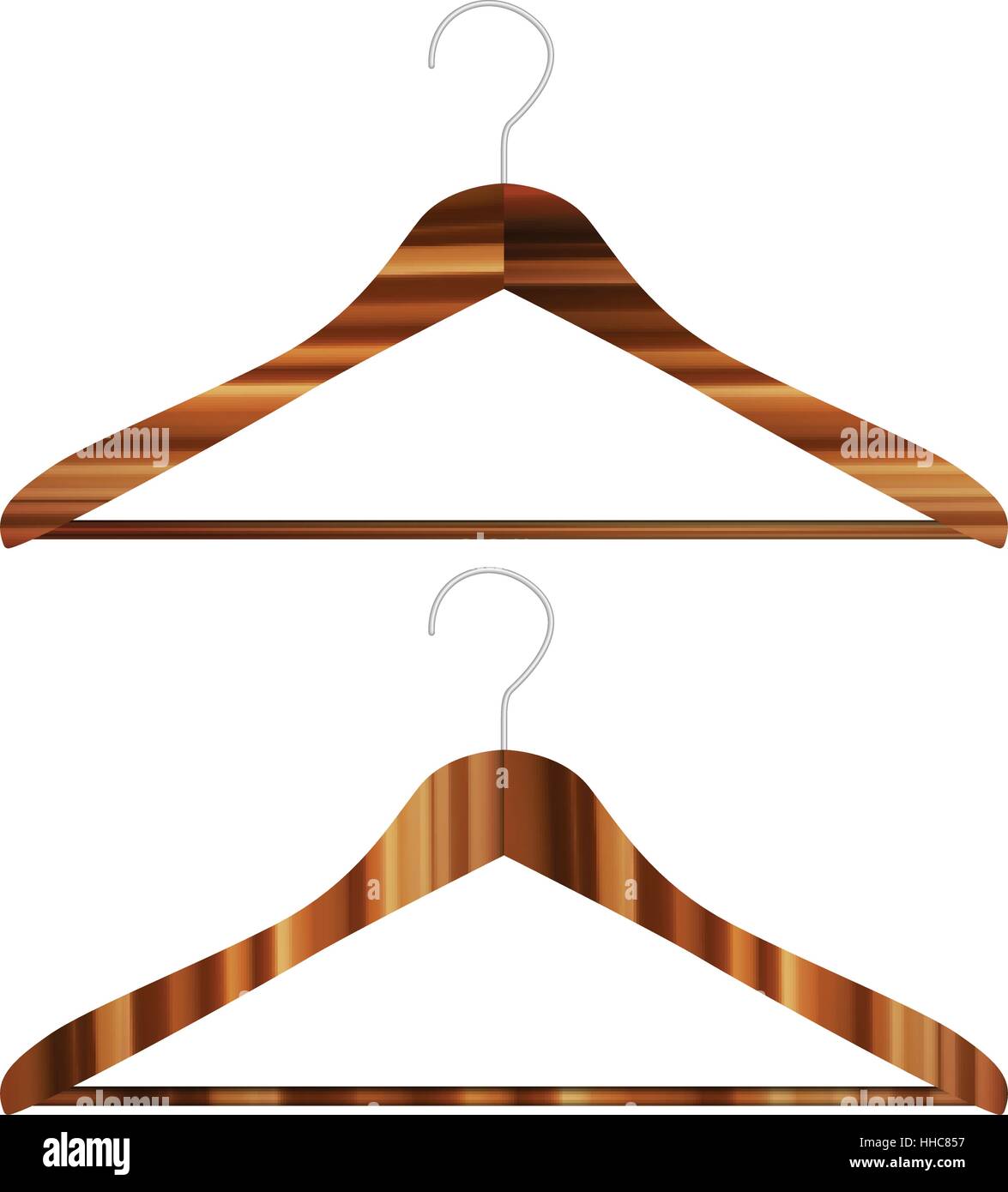 Empty hanger clothes on Stock Vector Images - Alamy