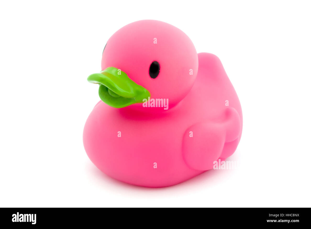 toy, duck, plastic, synthetic material, rubber, pink, blue, beautiful ...