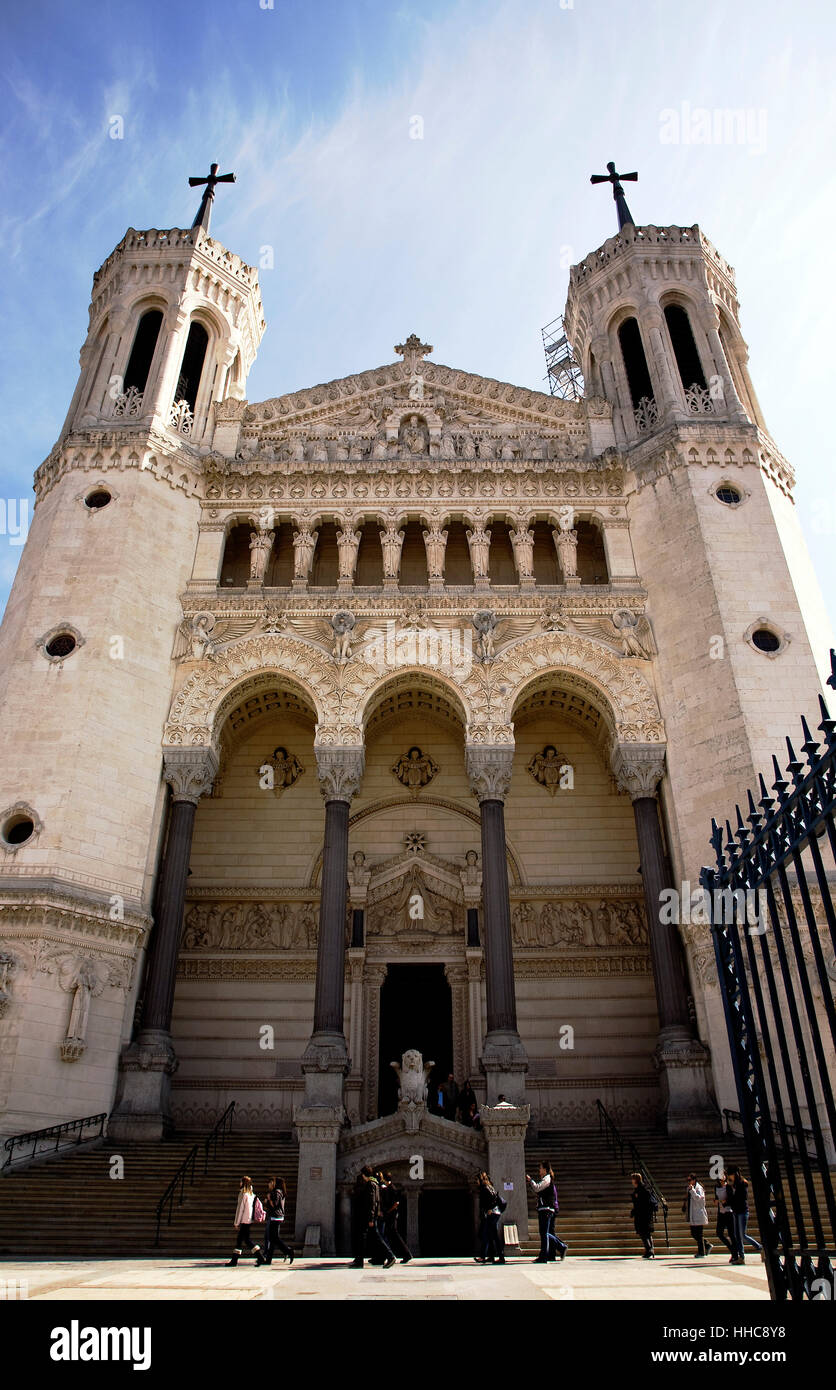 cathedral, france, christianity, blue, architectural, historical, big ...