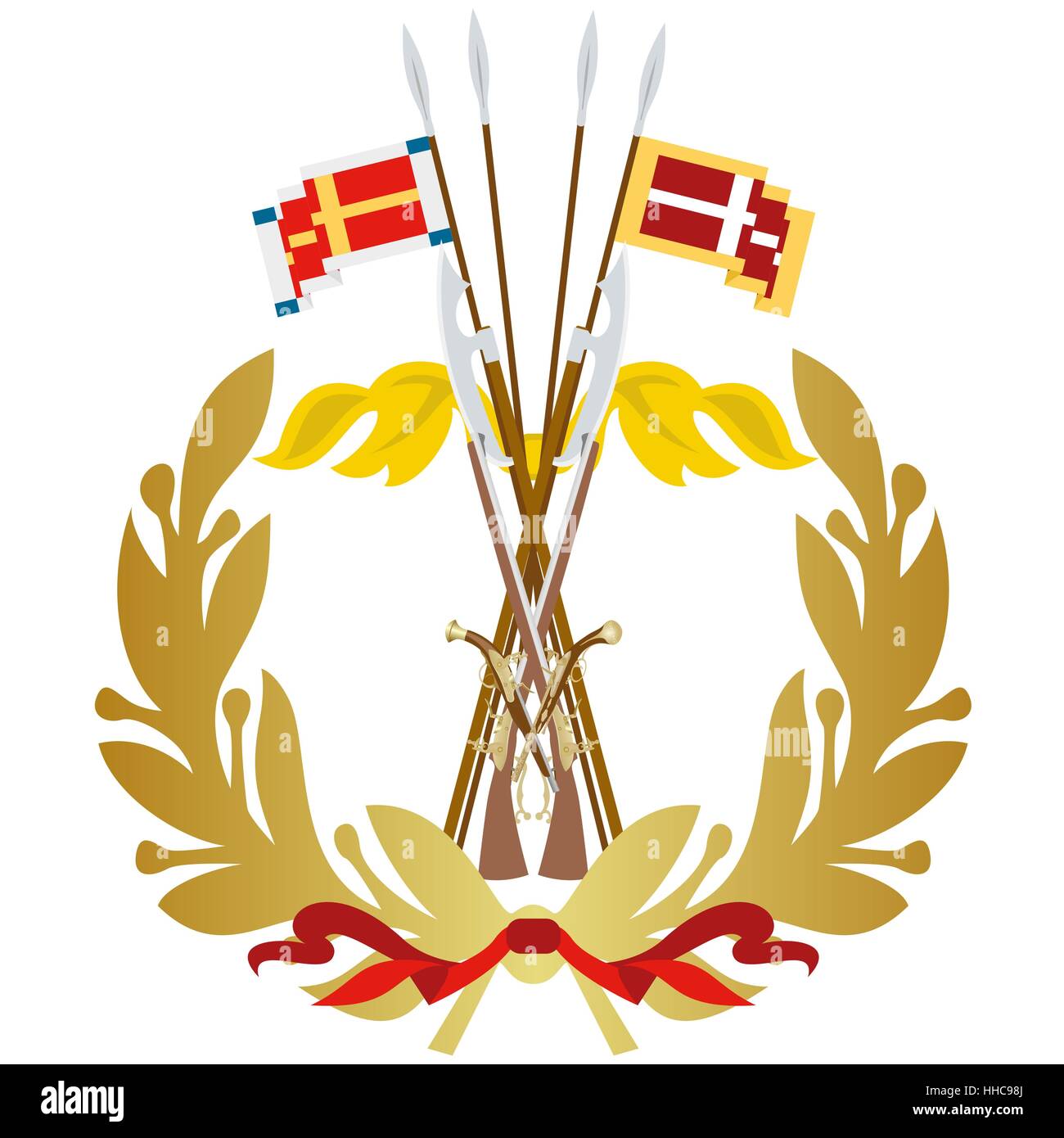 Regimental banners hi-res stock photography and images - Alamy