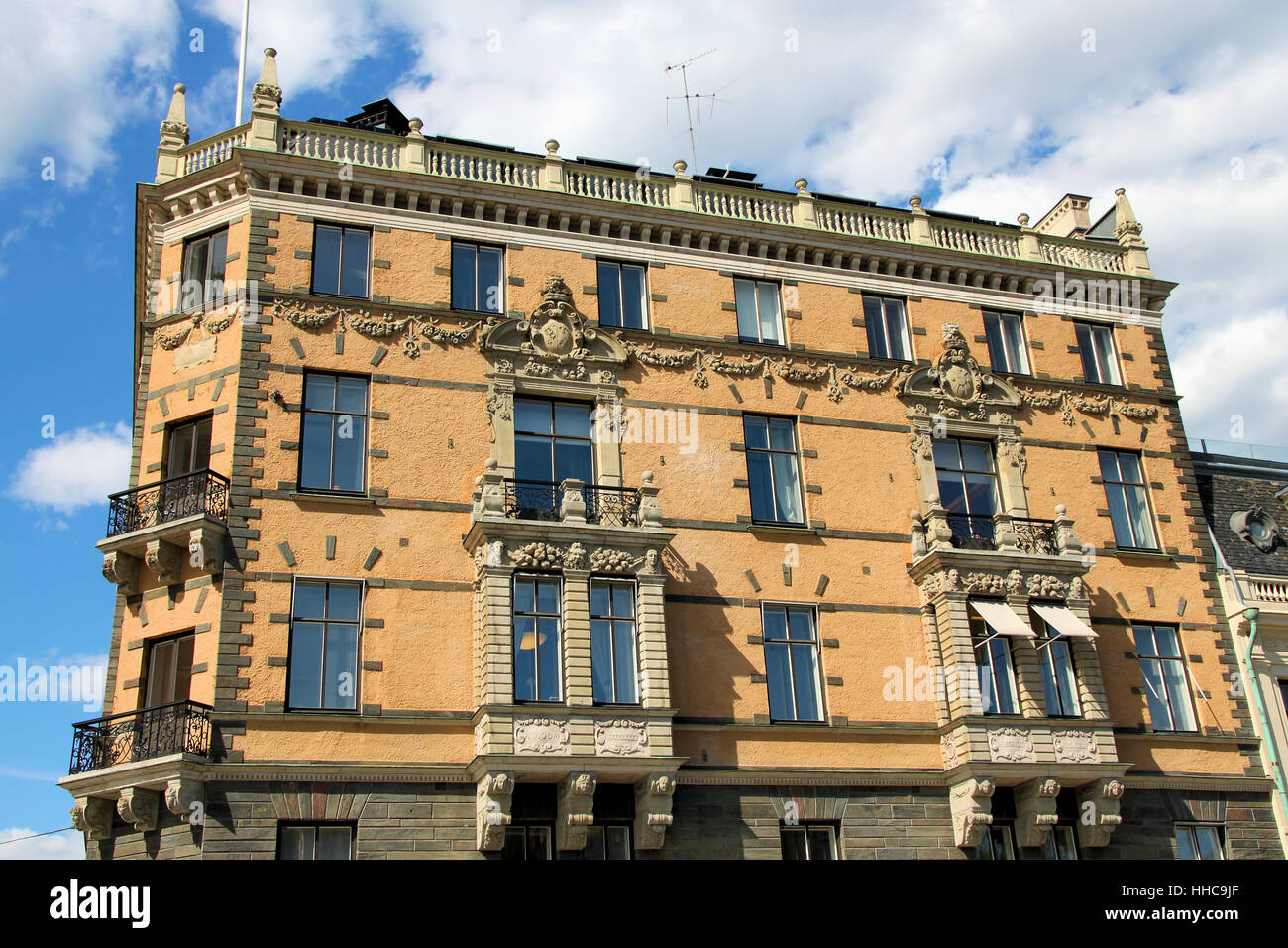 house, building, historical, sweden, style of construction ...