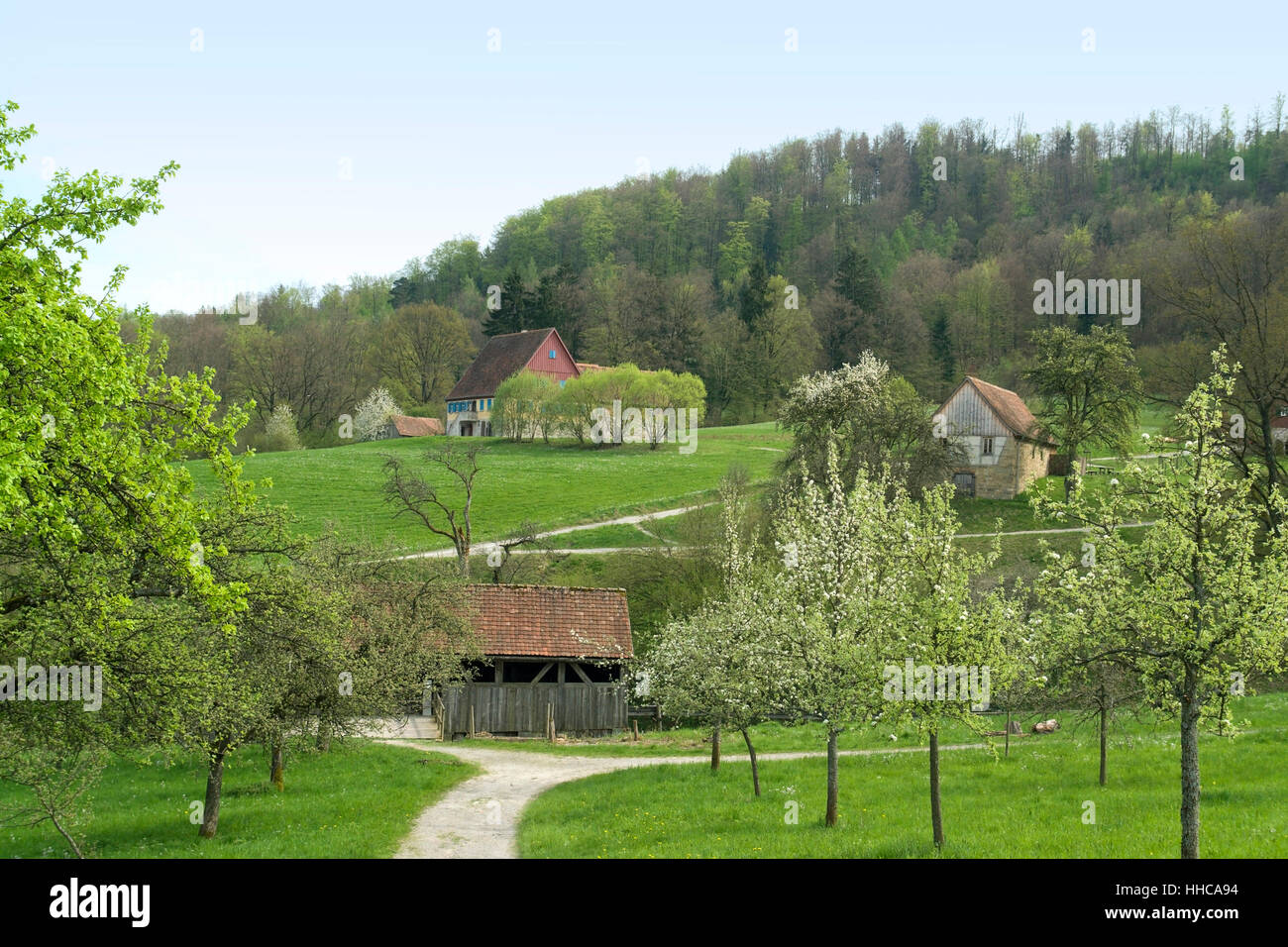 agricultural, agriculture, farming, nostalgia, fruit-tree, hamlet ...