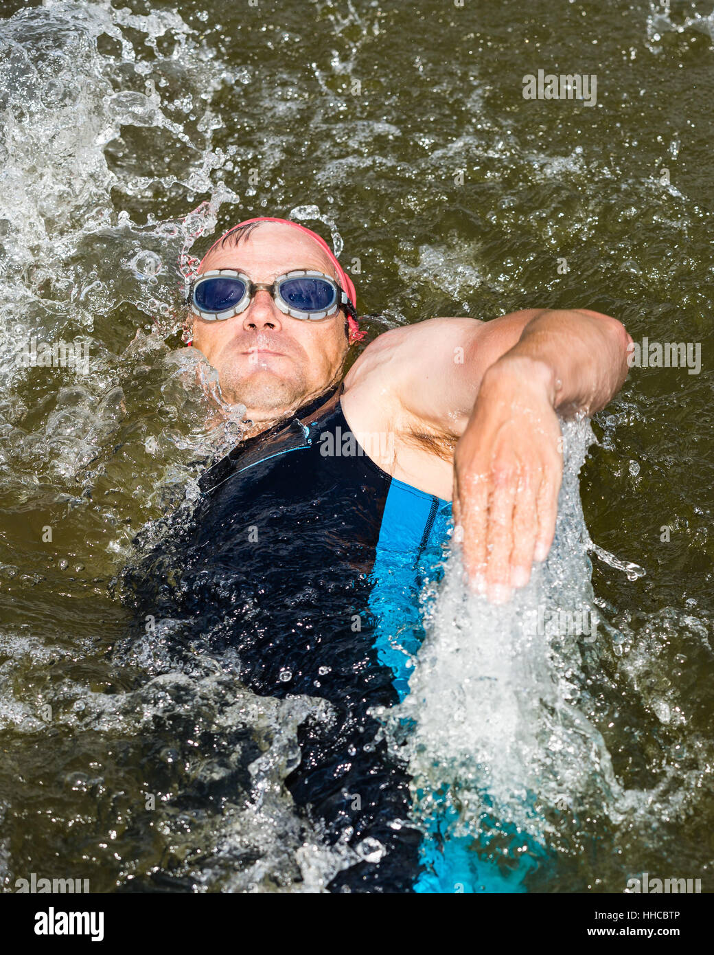 aquatic sport, contest, float, swimmer, water, man, swimming, swiming ...