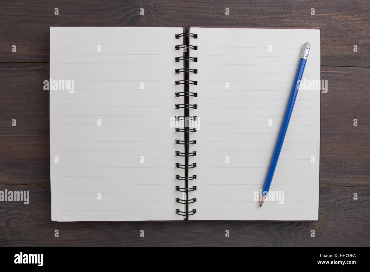 Empty notebook on vintage hi-res stock photography and images - Alamy