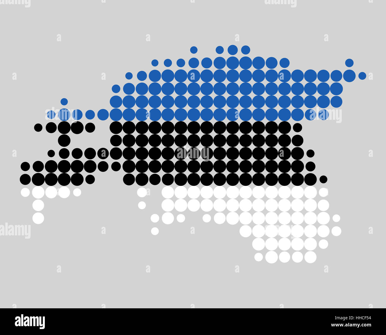 illustration, flag, circle, card, spotted, dot, nation, raster, estonia ...
