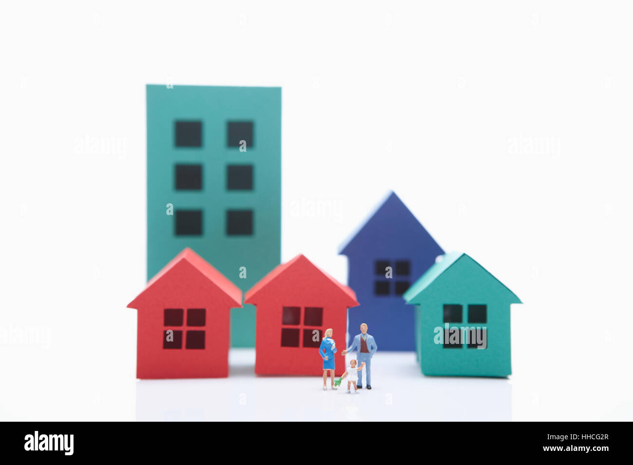 group of objects young family Stock Photo - Alamy