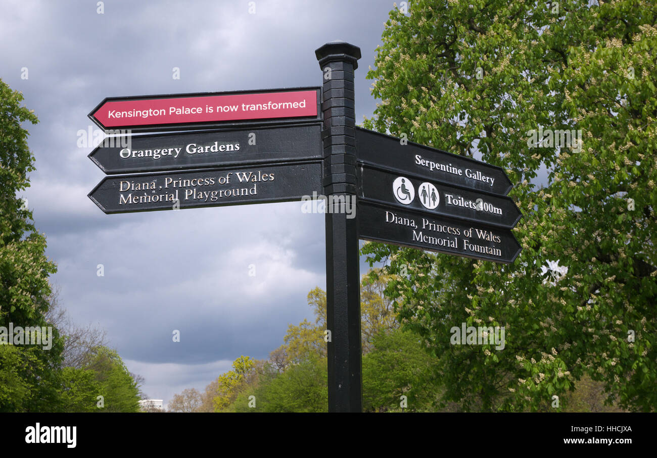 sign, signal, park, traffic, transportation, london, directions, sign ...