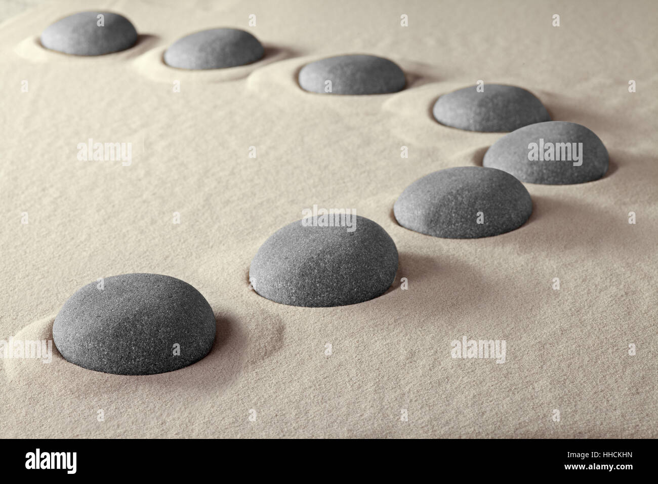stepping stone, zen garden, stones, line, stone, rock, balance, shape ...