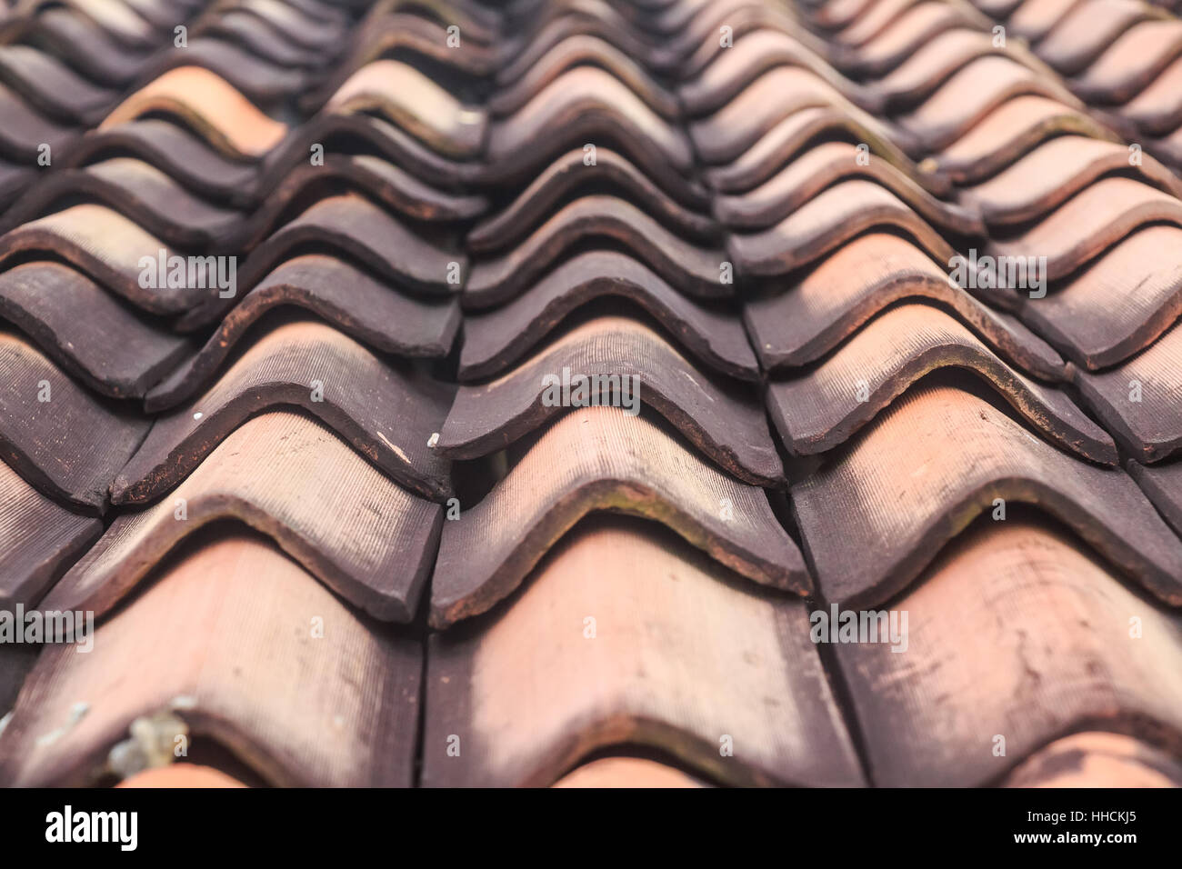 Roof tile pattern Stock Photo - Alamy