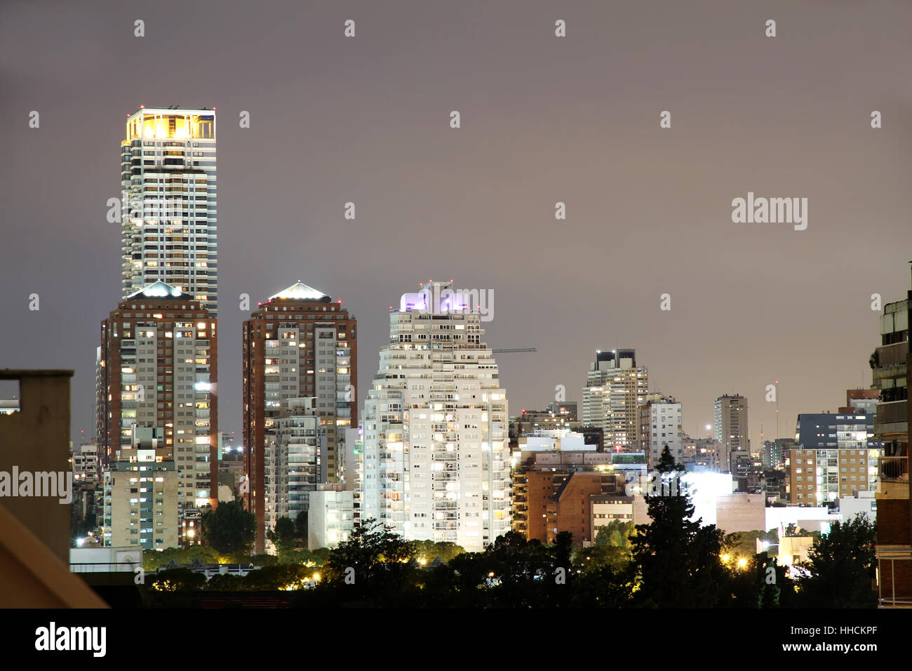 house, building, tower, city, town, night, nighttime, lights, evening ...