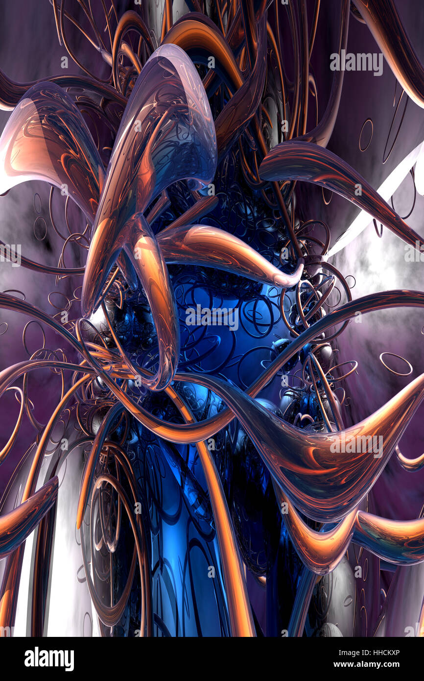 blue, liquid, reflection, stream, ray, metal, deco, digital, vision ...