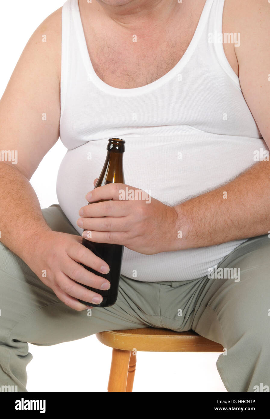 Beer bottle belly tummy thick hi-res stock photography and images - Alamy