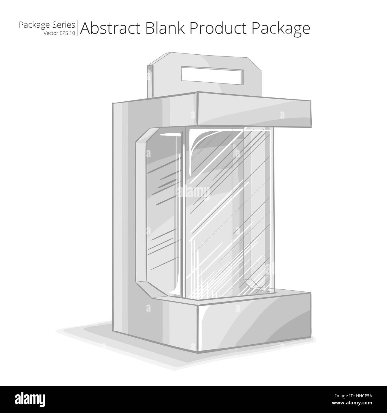 Vector, Illustration of a Product Package. Sketch style. Packing series ...