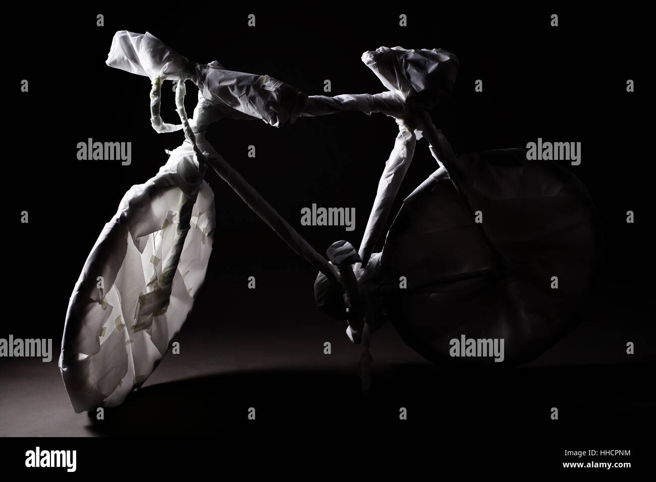 bike, bicycle, cycle, sheet of paper, paper, motion, postponement ...