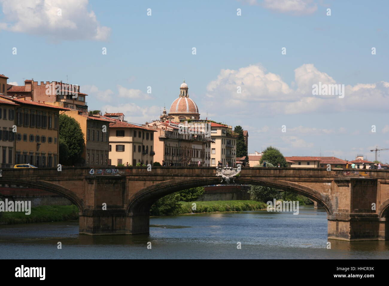 bridge, florence, italian, monuments, renaissance, roman, empire, old ...