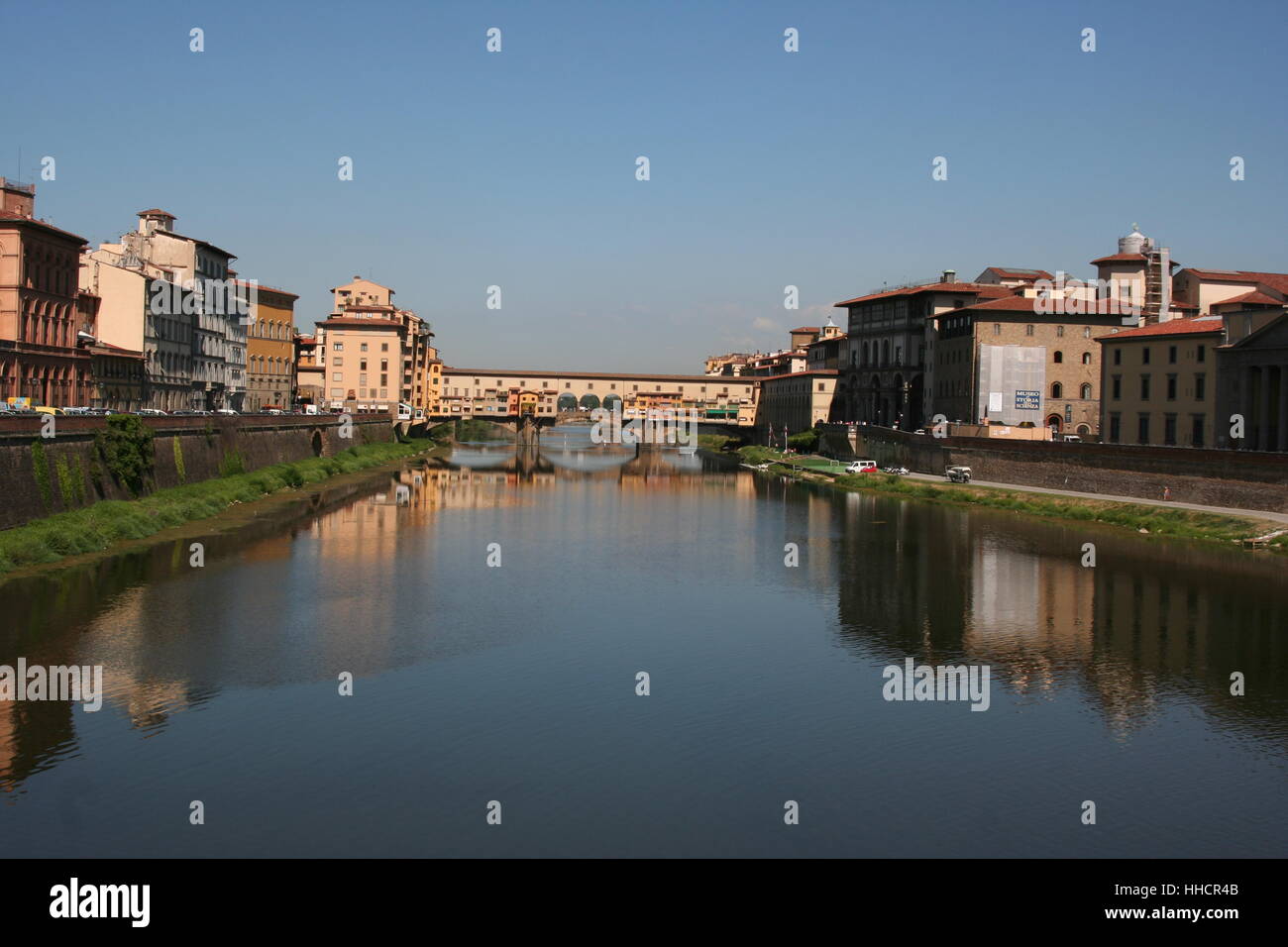 bridge, florence, italian, monuments, renaissance, roman, empire, old ...