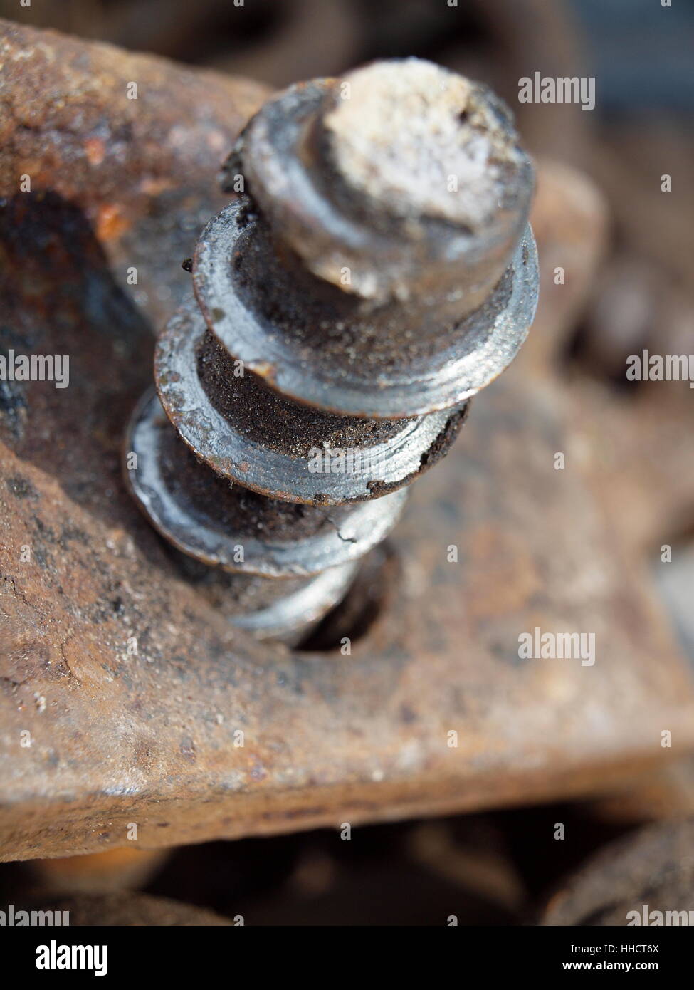 screw, metal, rust, whorls, iron, screw, metal, spiral, rust, scrap ...