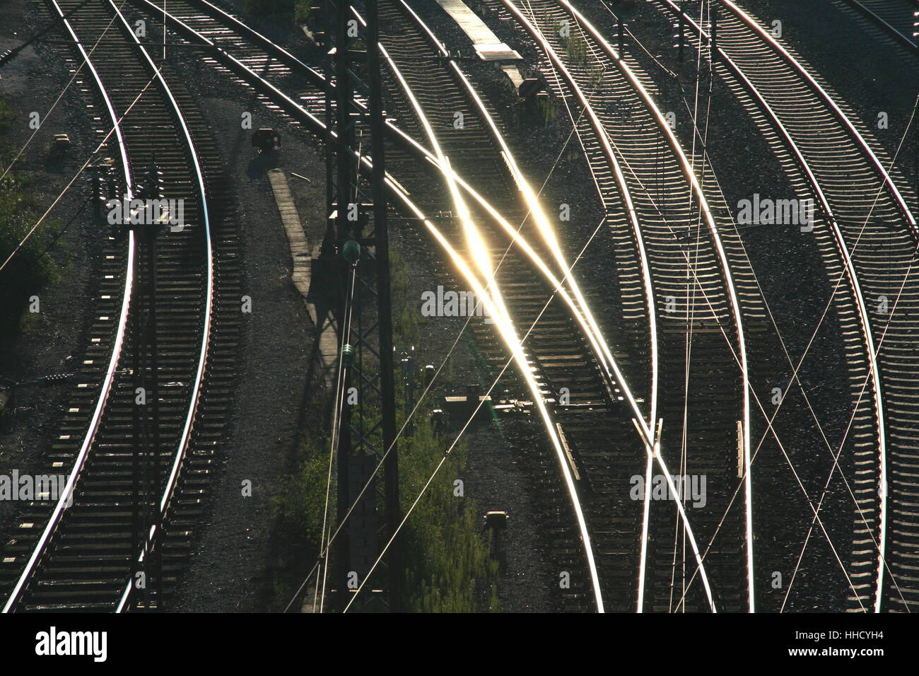 Switch rails hi-res stock photography and images - Alamy