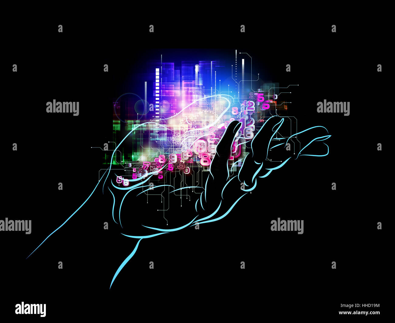 gesture, blue, present, composition, model, design, project, concept ...