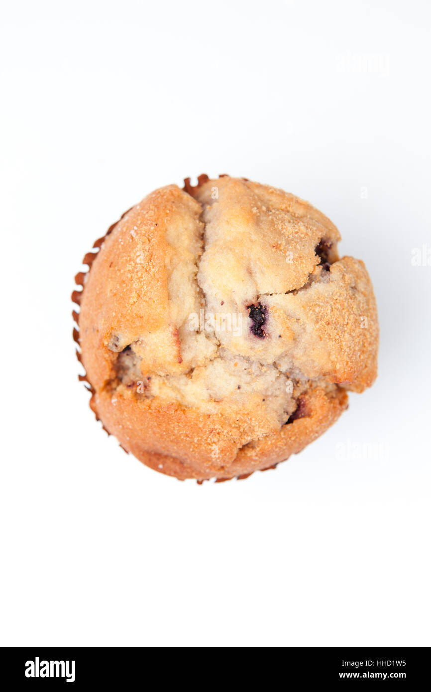 Extreme close up of a muffin against a white background Stock Photo - Alamy