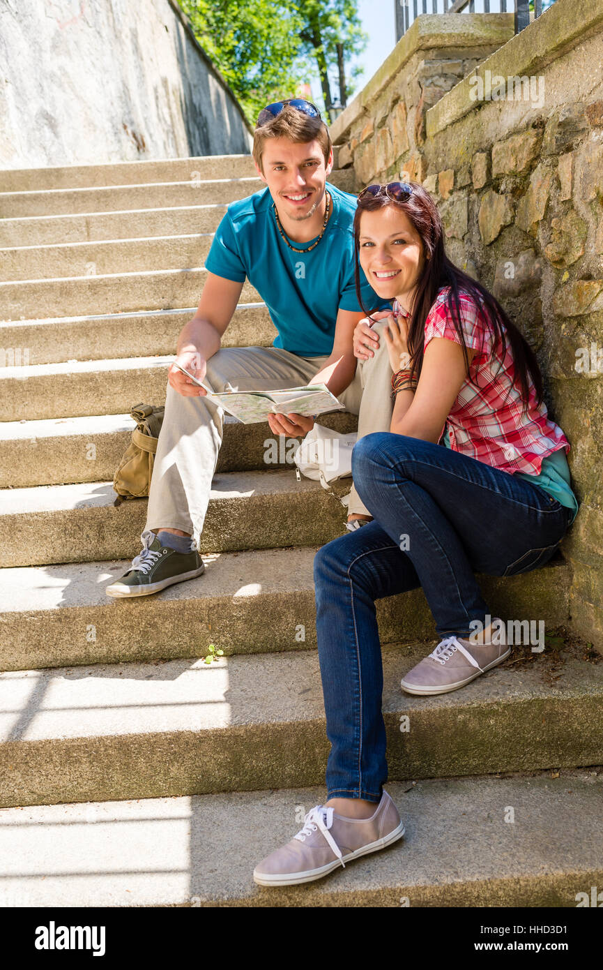 woman, blue, stairs, humans, human beings, people, folk, persons, human ...