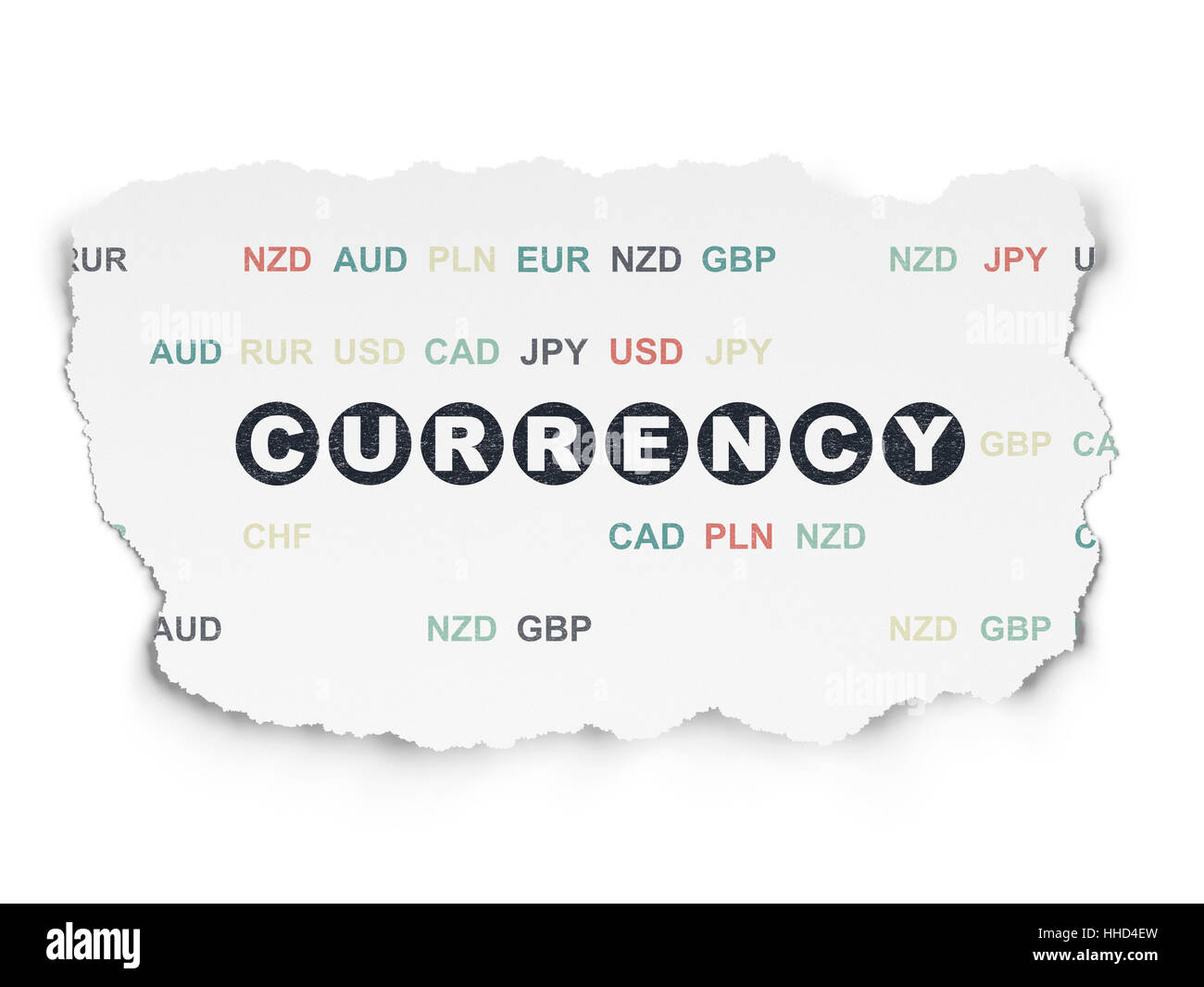 Money concept: Currency on Torn Paper background Stock Photo - Alamy