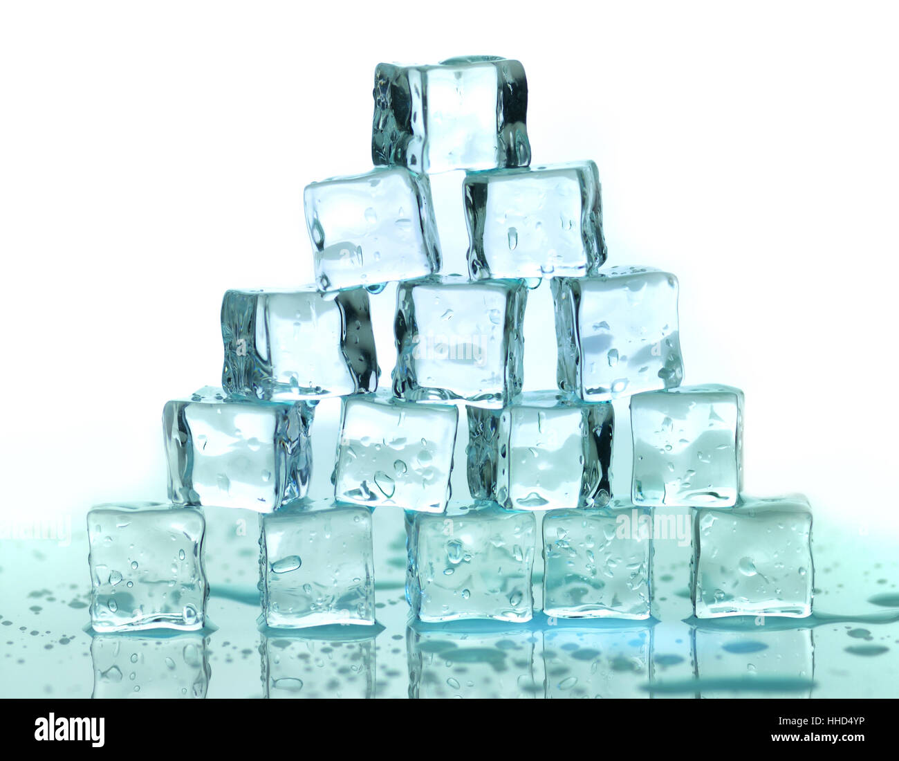 cold, frozen, wet, stack, clear, block, blue, macro, close-up, macro ...