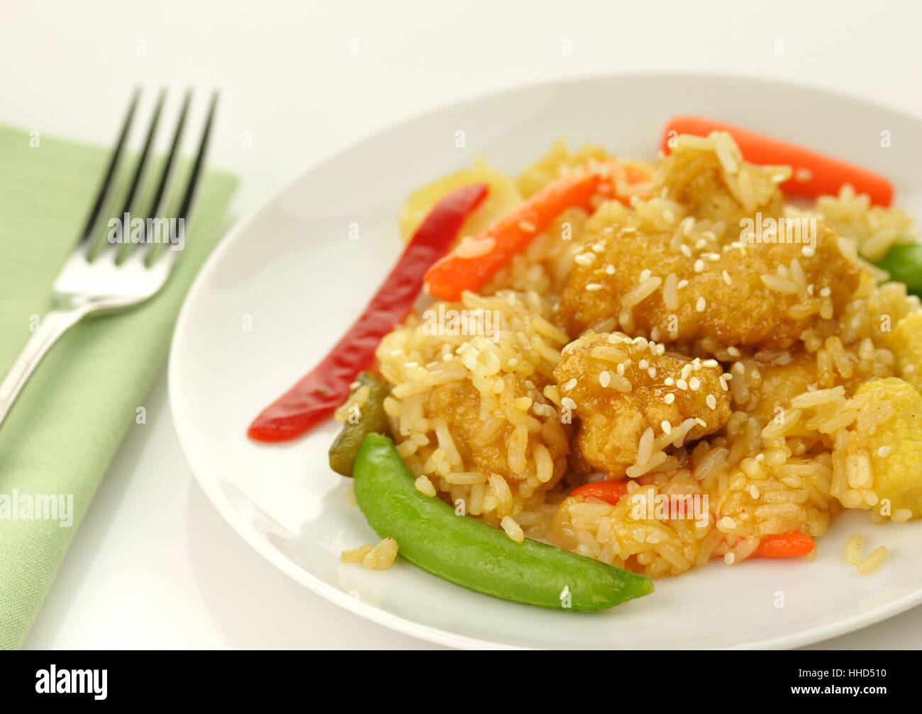 vegetable, chicken, meat, rice, food, aliment, health, culture, brown ...