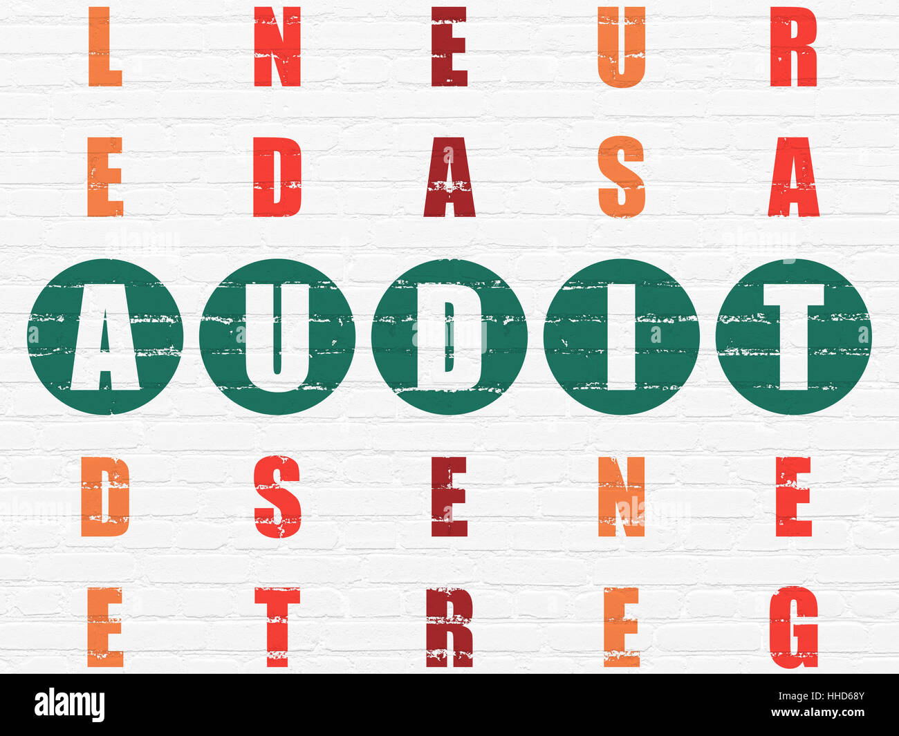 Business concept: Audit in Crossword Puzzle Stock Photo - Alamy