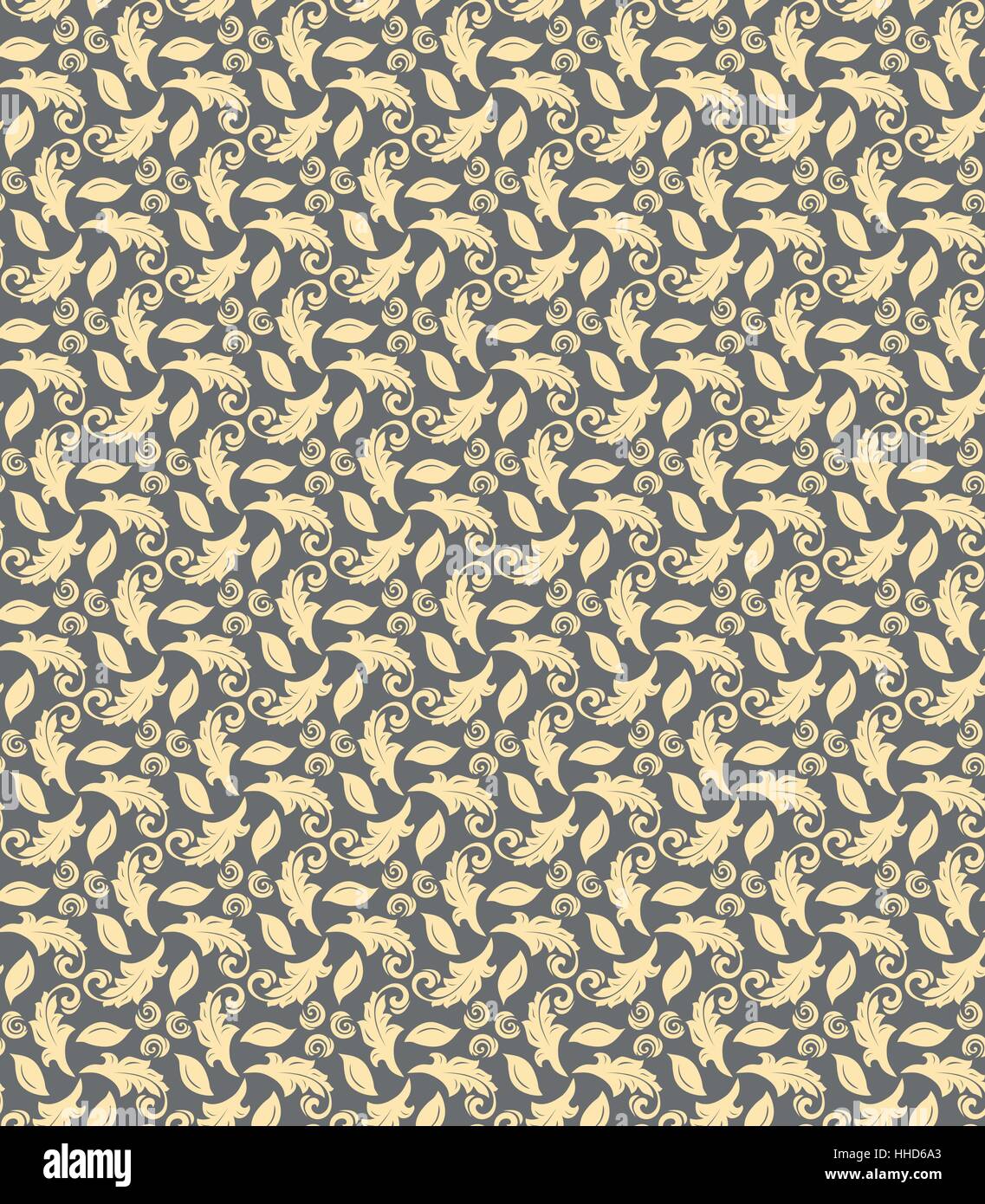 Floral Fine Seamless Vector Pattern Stock Vector Image & Art - Alamy