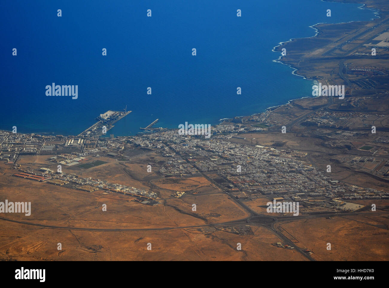 Aerial puerto del rosario hi-res stock photography and images - Alamy