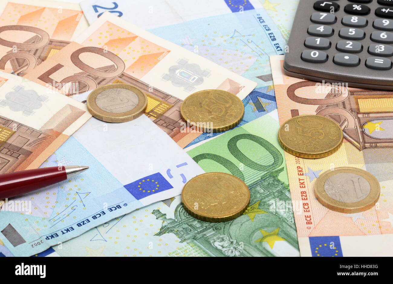 euro, coins, bank notes, tickets, cash, cold cash, money in cash, money ...