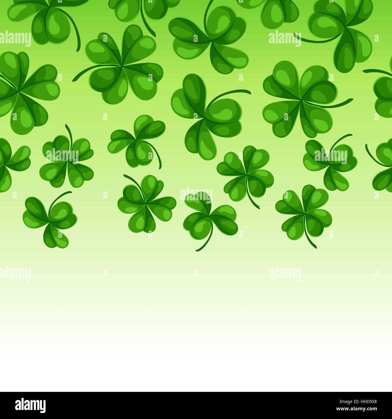 Shamrock Border Vector
