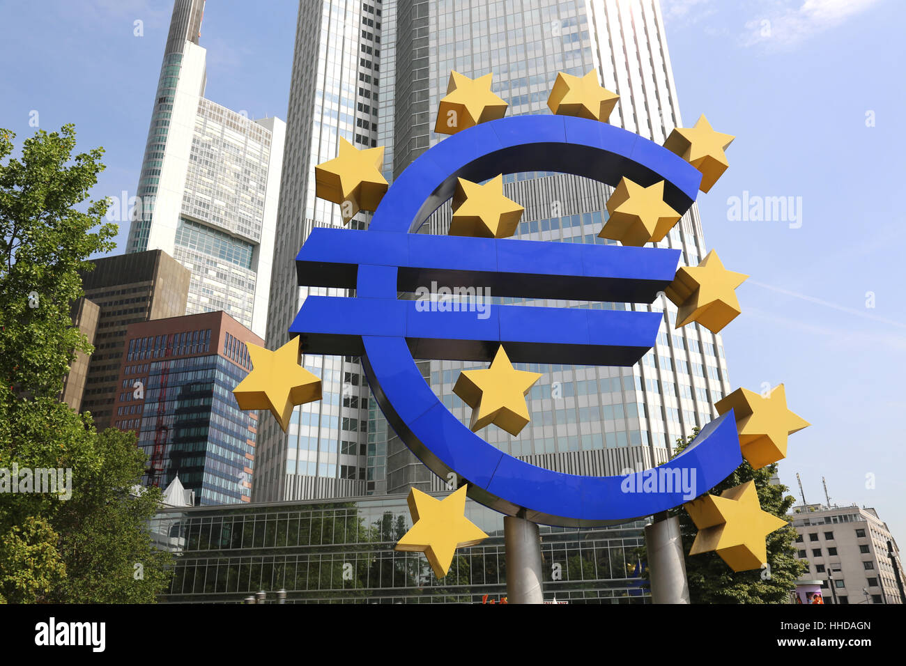 headquarters of the european central bank frankfurt am main Stock Photo ...