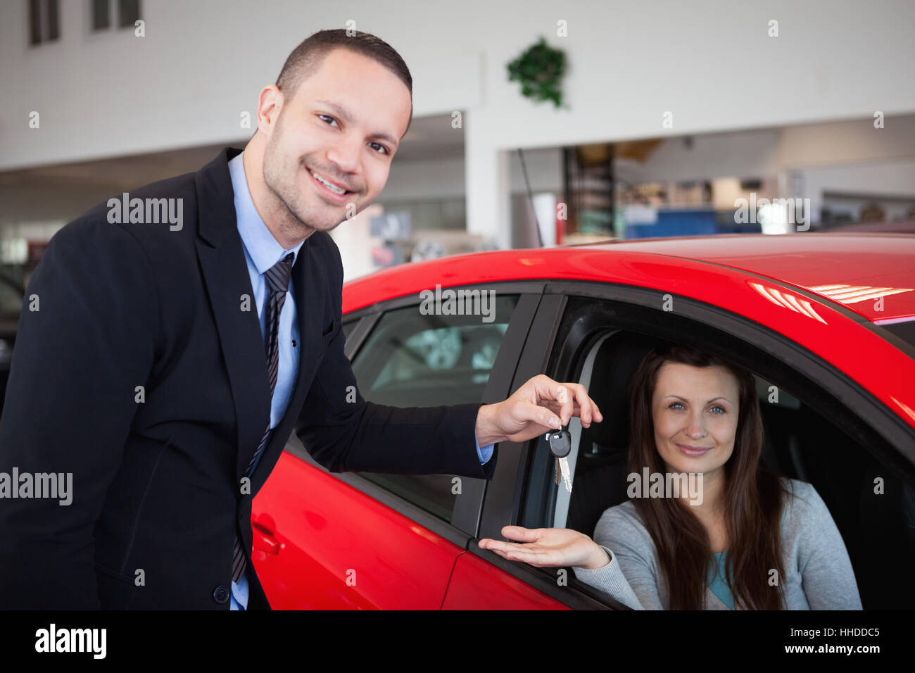 Client being inside car hi-res stock photography and images - Alamy