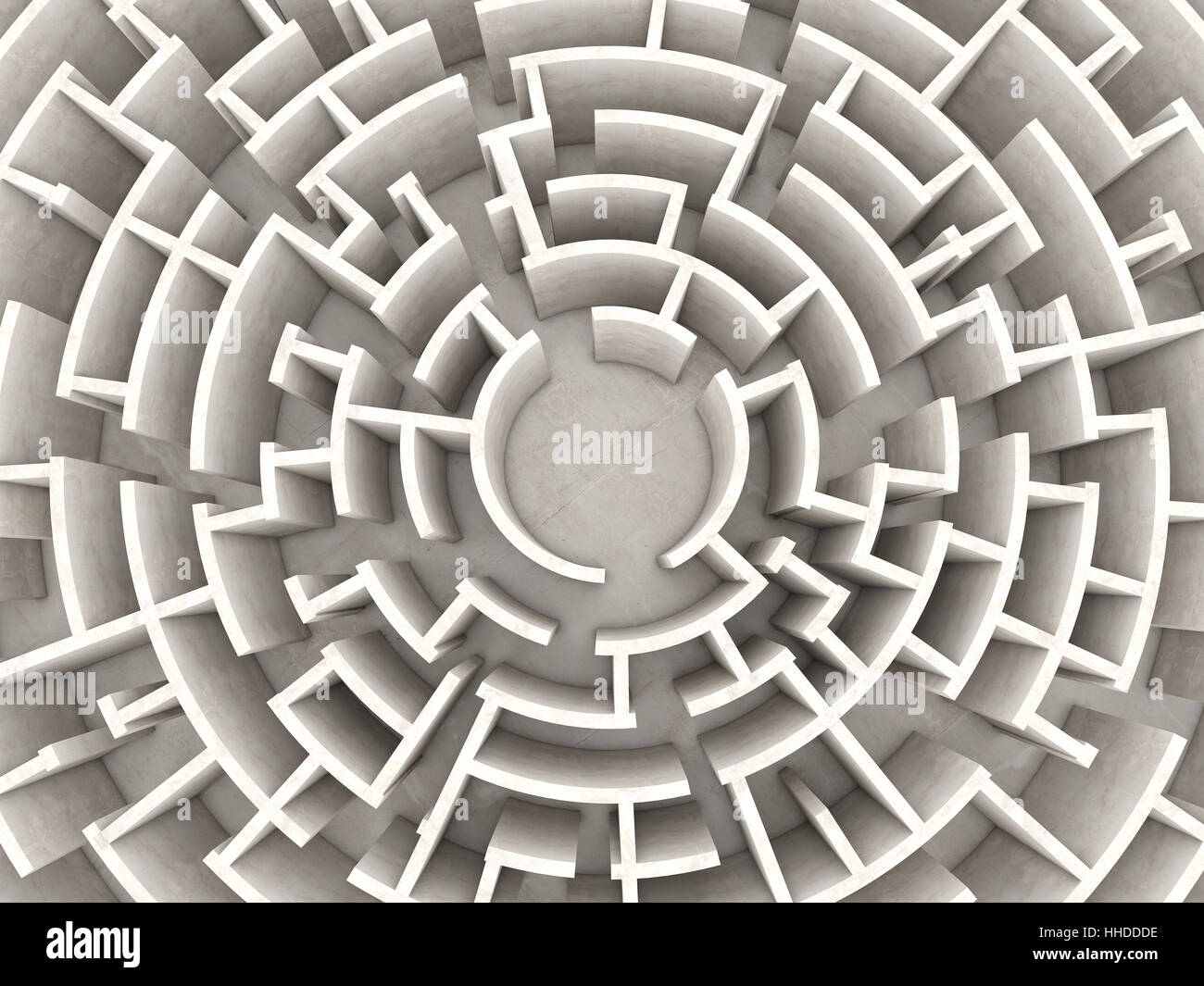 Circular maze hi-res stock photography and images - Alamy