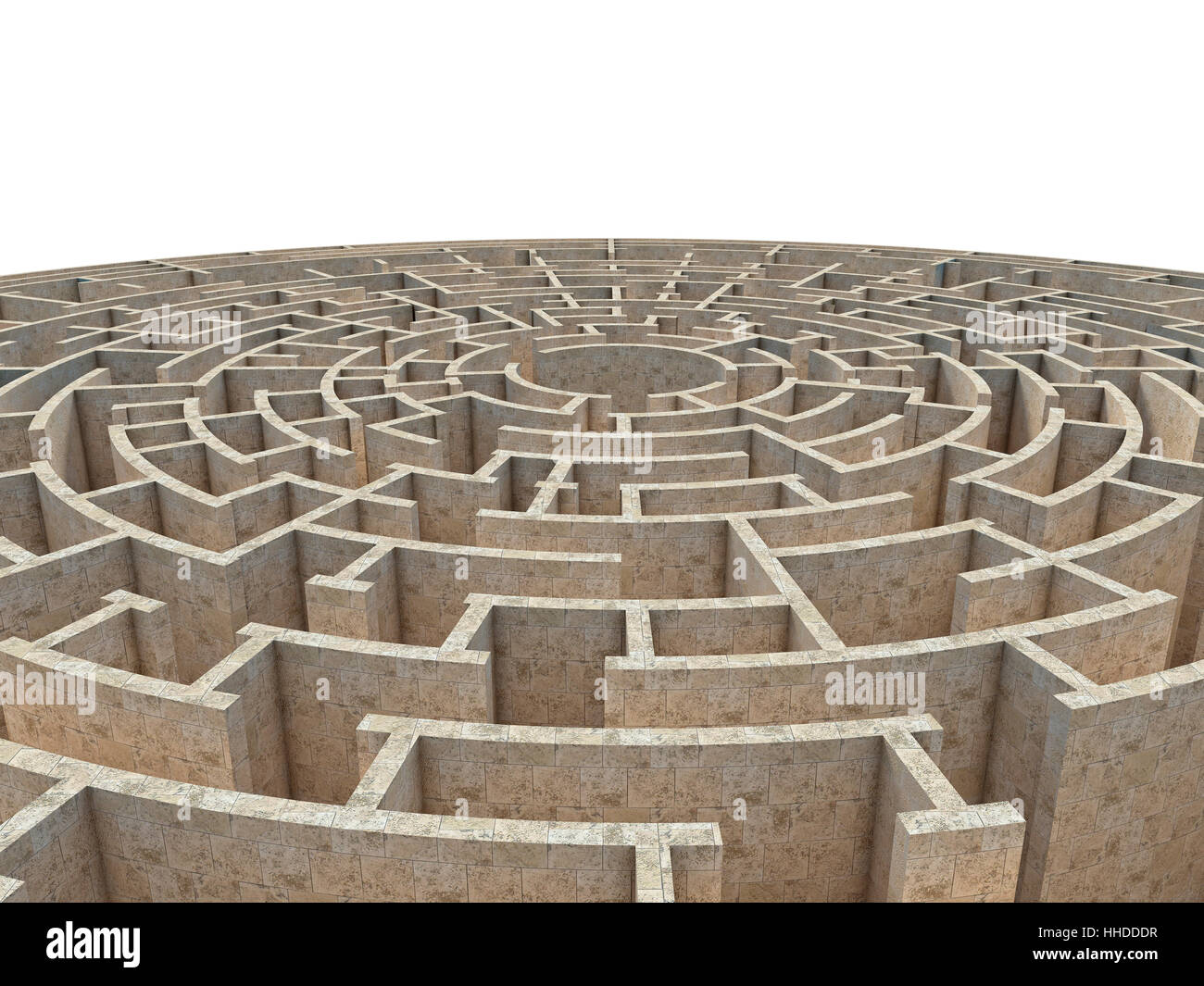Circular maze hi-res stock photography and images - Alamy