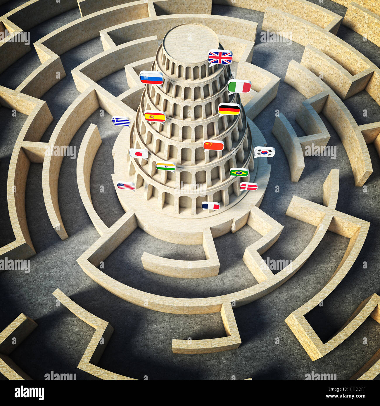 Babel Tower Language High Resolution Stock Photography and Images - Alamy