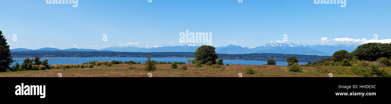 landscape at the puget sound,seattle Stock Photo - Alamy