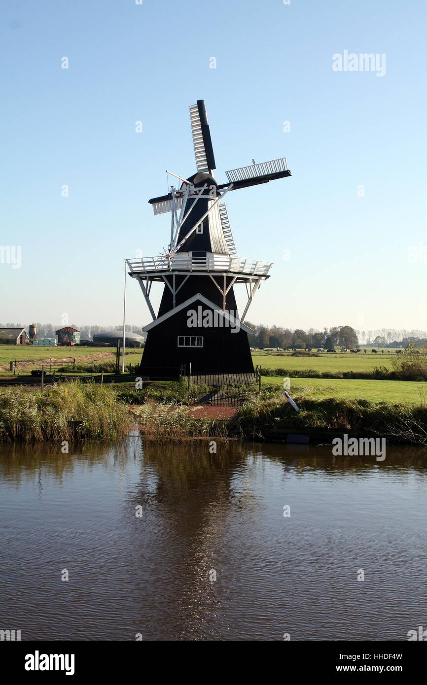 Saw,corn and grain mill. The Netherlands Stock Photo - Alamy