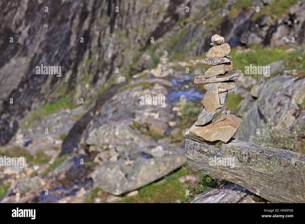 norway, fjord, toddle off, stone, stones, geiranger, fjorde ...