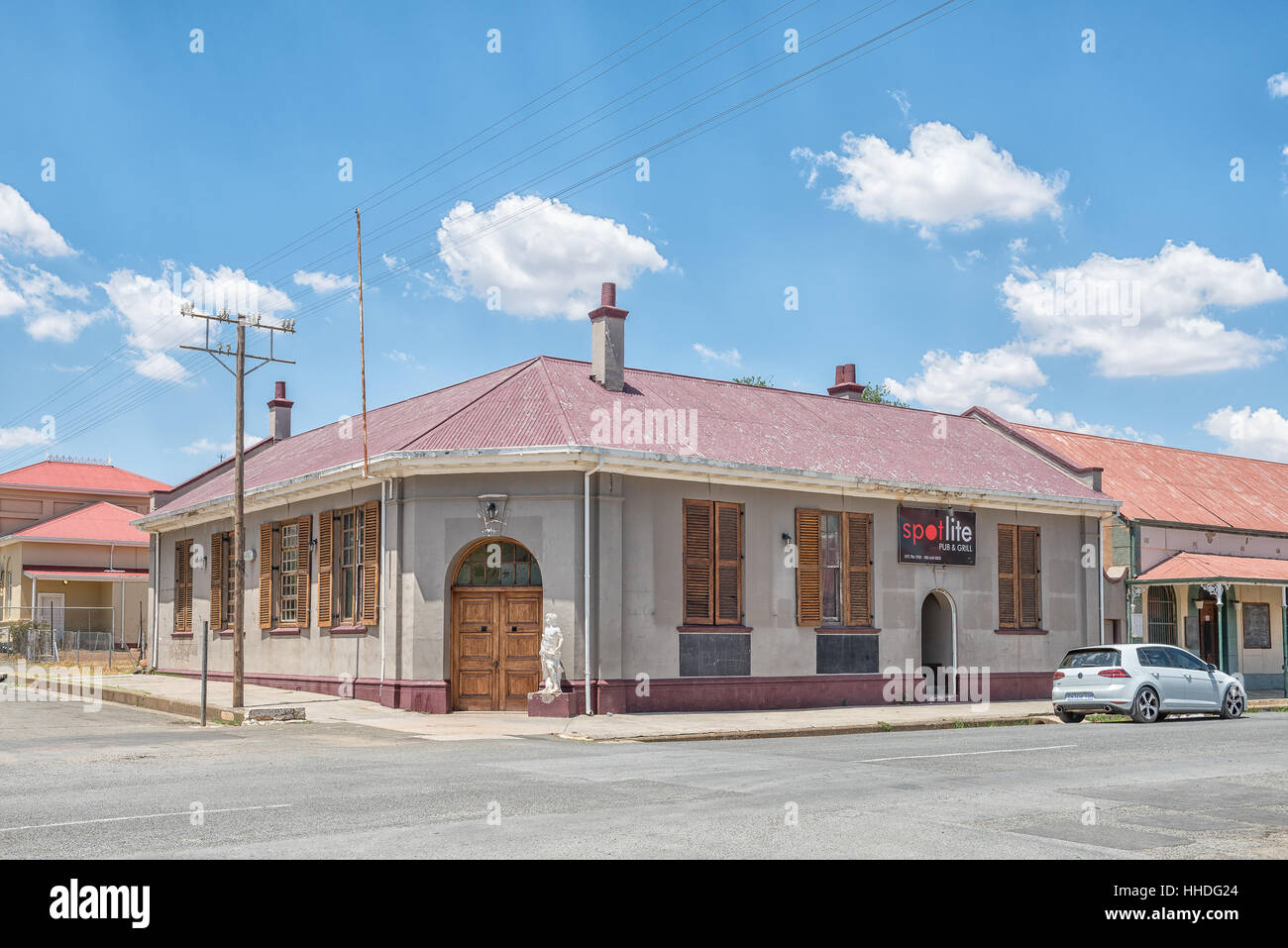 JAGERSFONTEIN, SOUTH AFRICA - DECEMBER 31, 2016: An historic old ...
