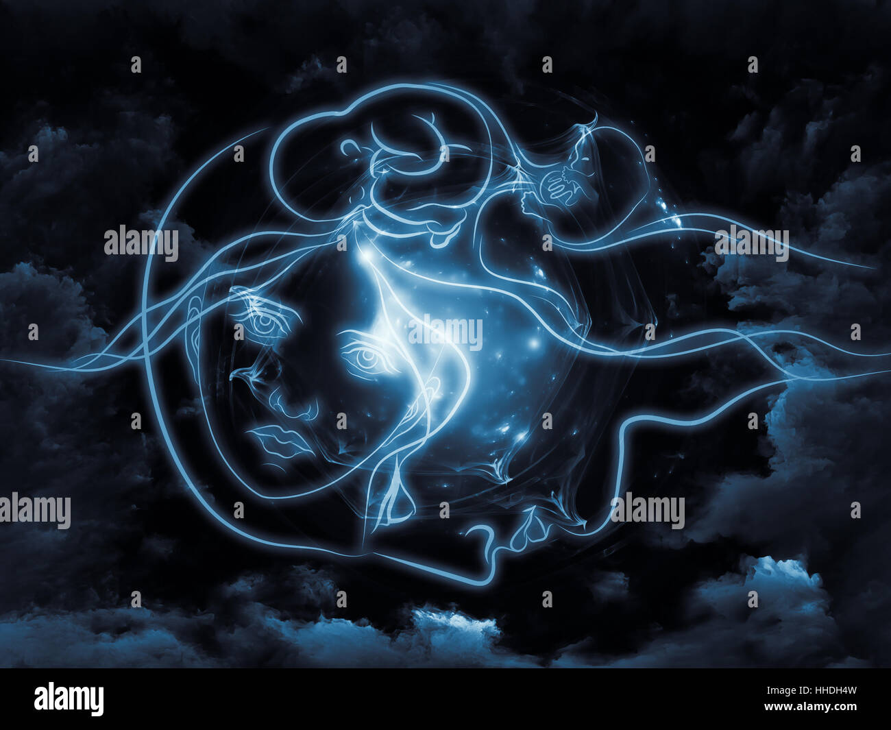 woman, blue, birth, childbirth, parturition, delivery, composition ...