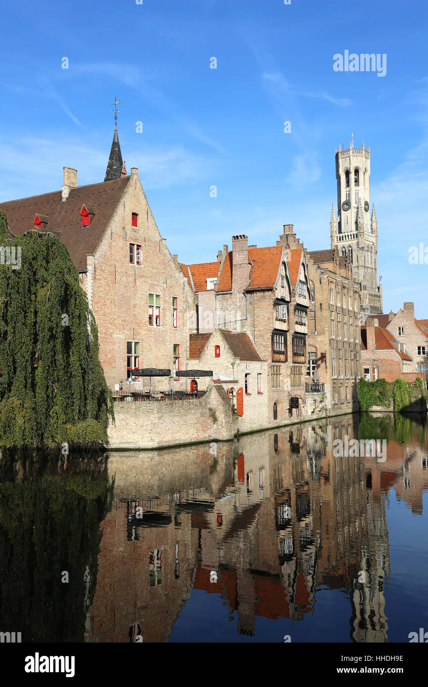 channel, belgium, bruges, river, water, boats, sailing boat, sailboat ...