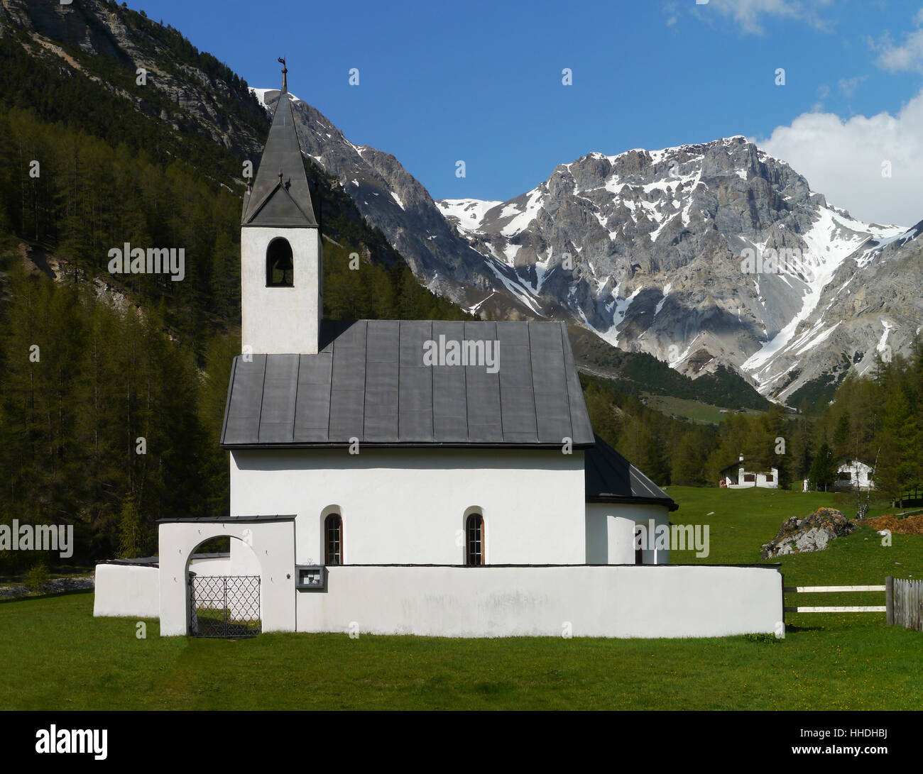 church, mountains, tourism, alps, hike, go hiking, ramble, chapel ...