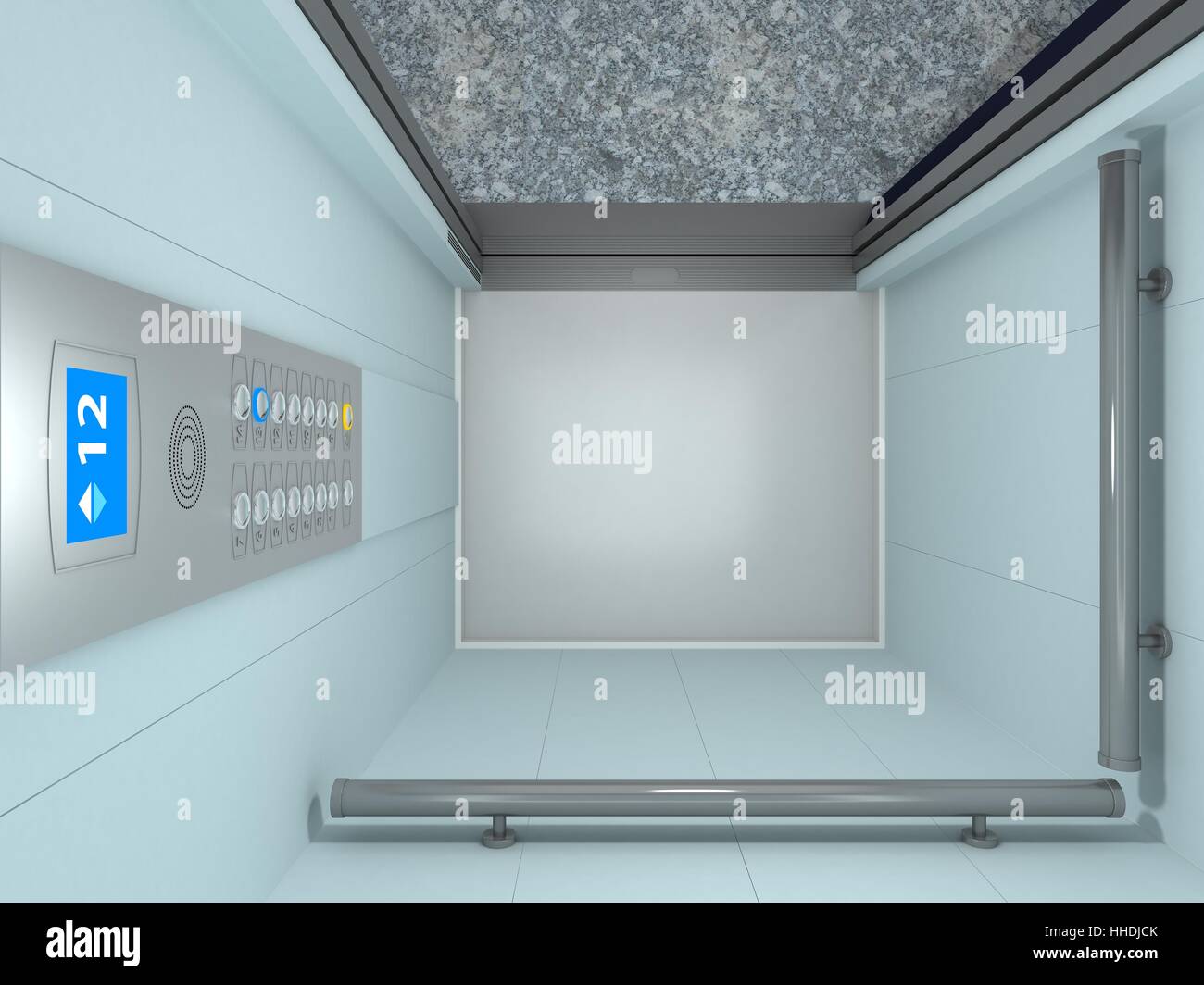 wait, waiting, hall, elevator, lift, corridor, board, colour, modern ...