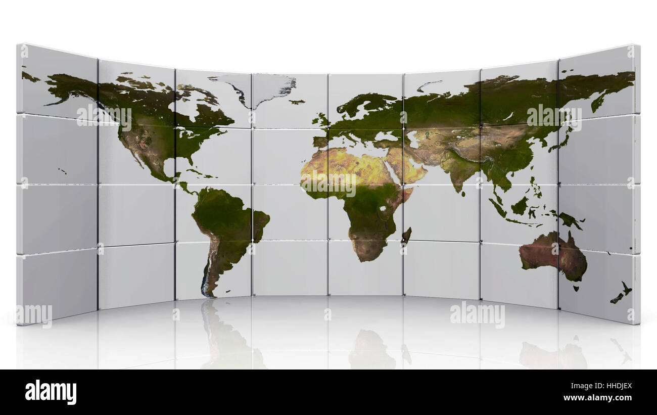 the earth map Stock Photo - Alamy