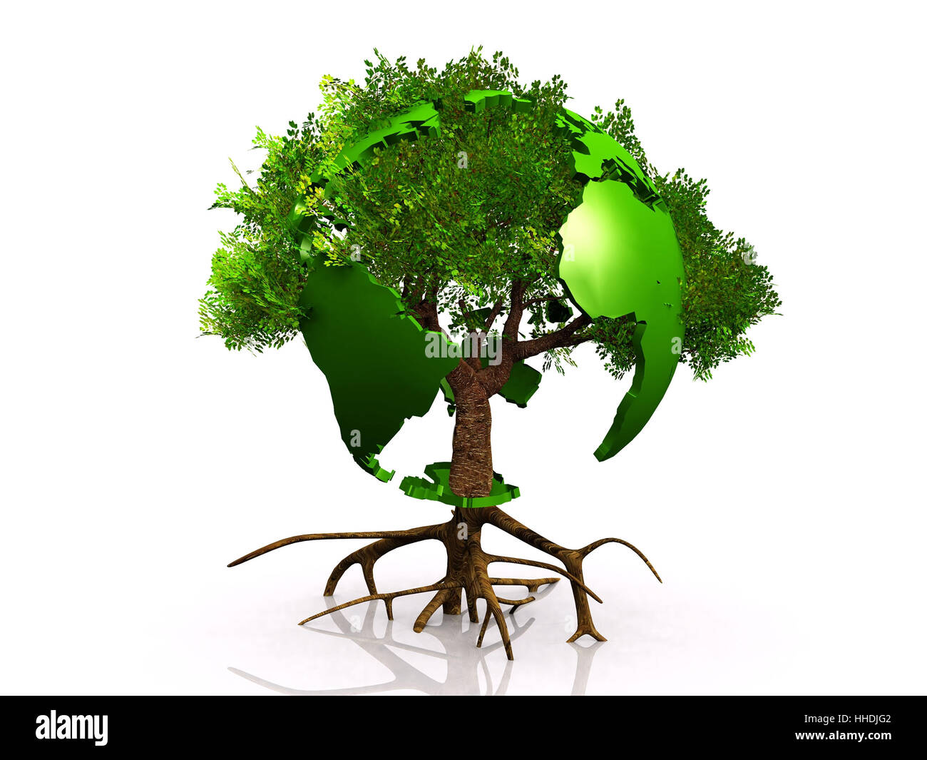 earth and tree Stock Photo - Alamy