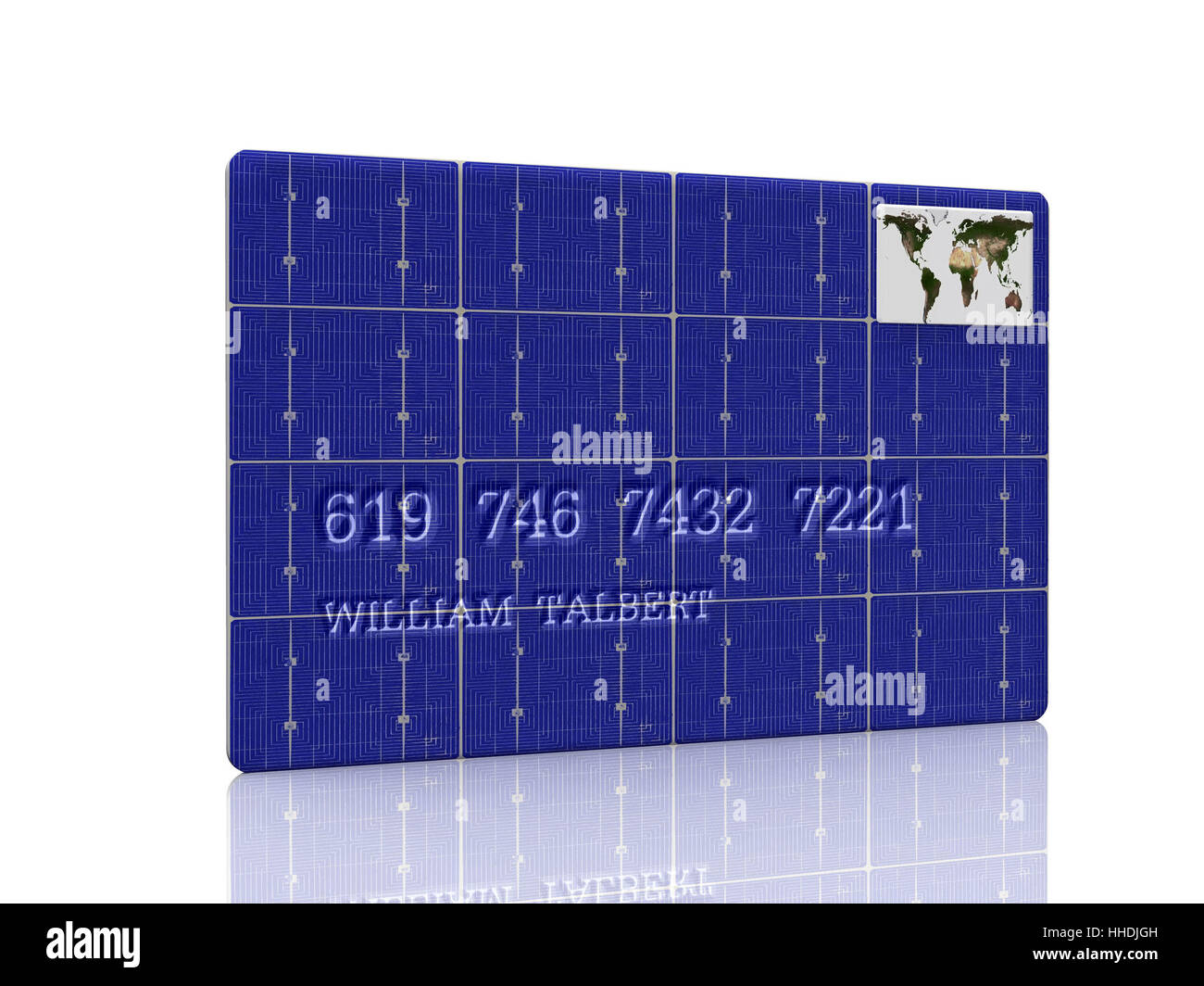credit card and solar cell Stock Photo - Alamy